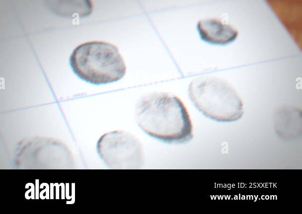 This video shows fingerprint samples and currency impressions as an ...