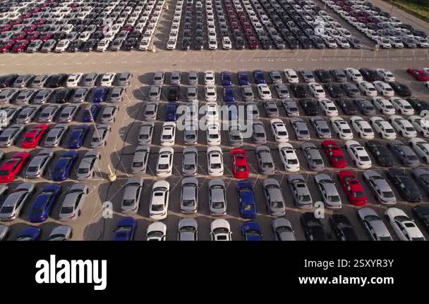 Toronto, Ontario, Canada - September 10, 2022: Aerial view of car ...