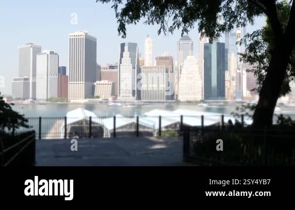 New York City Manhattan Downtown Financial District Skyline cityscape ...