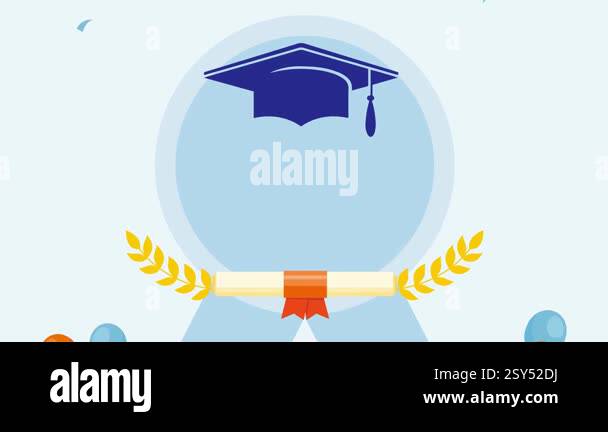 graduation diploma. graduation day. vector illustration. education ...