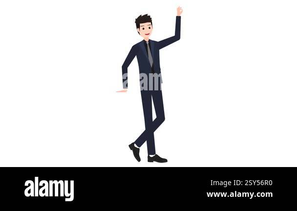 Man standing up vector Stock Videos & Footage - HD and 4K Video Clips ...