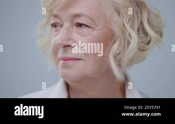Serene portrait elderly woman Stock Videos & Footage - HD and 4K Video ...