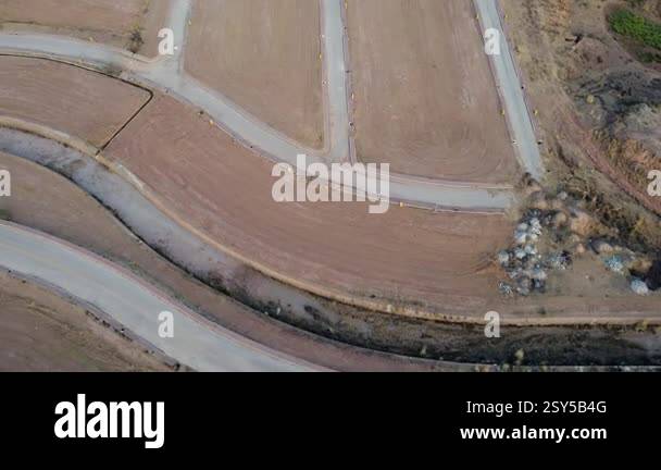 Corner Land Survey Drone 4K Aerial Inspection for Real Estate ...