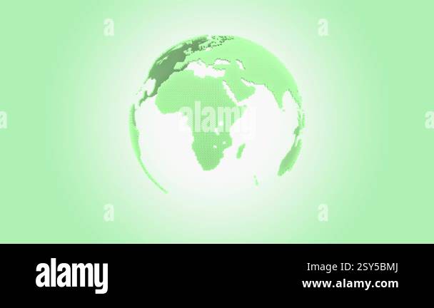 Green earth globe minimal concept. Elements related to Eco system and ...