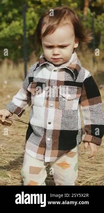 A child enjoying the delights and joys of nature during the stunning ...