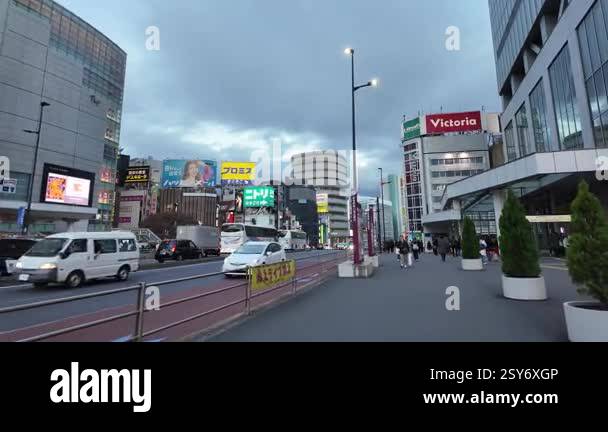 Shibuya Tokyo Japan Bustling Urban Shopping and Entertainment Hub, Dec ...