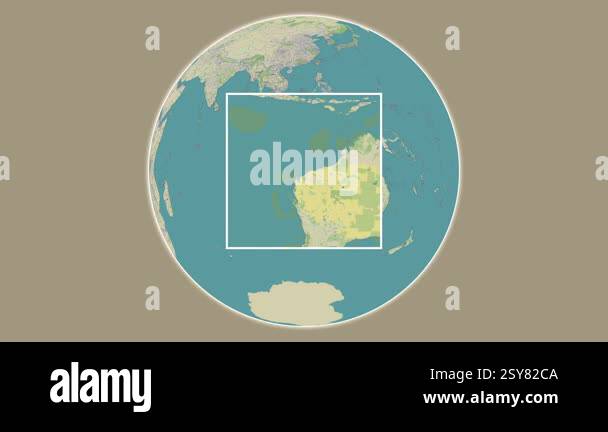 Barrow Island. Presentation of the location on a OpenStreet map using ...