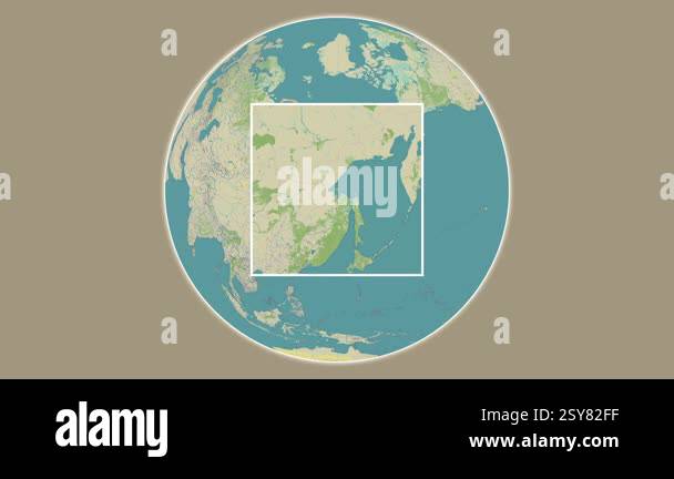 Bolshoy Shantar Island. Presentation of the location on a OpenStreet ...