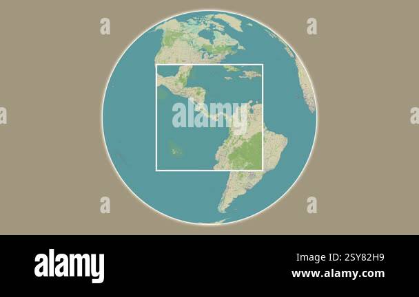 Isla Boca Brava Island. Presentation of the location on a OpenStreet ...