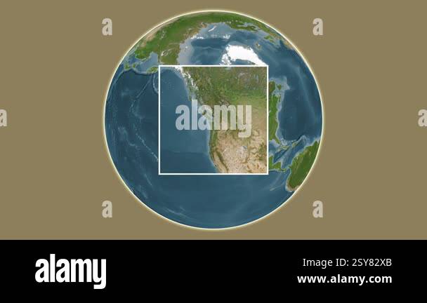 Blakely Island. Presentation of the location on a satellite map using ...