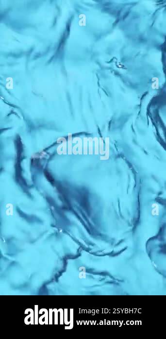 Super Slow Motion of Blue Water Waves in Detail. Filmed on High Speed ...