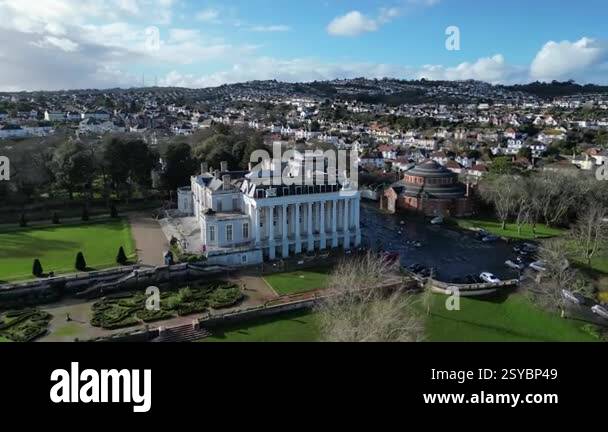 Paignton, Torbay, Devon, England: DRONE VIEWS: Oldway Mansion and the ...