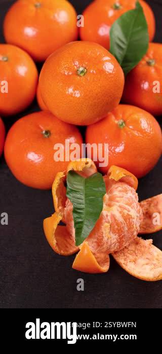 Mandarin oranges segments isolated Stock Videos & Footage - HD and 4K ...