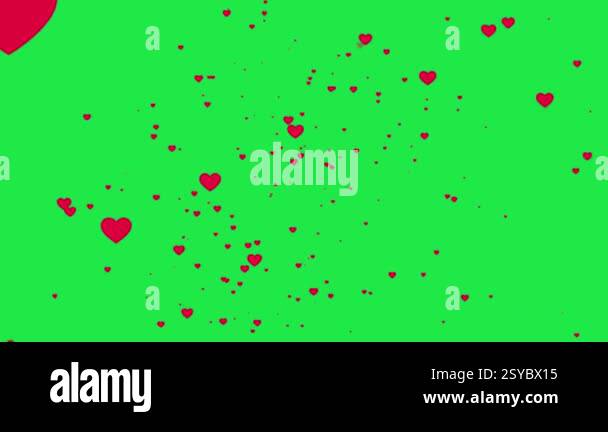 Red Laser Beam Attack Burn Effect Animation Green Screen Background ...