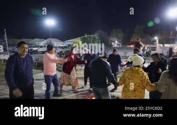 people dancing at tent campsite on local artists singing traditional ...