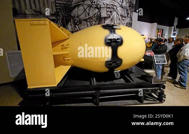 Albuquerque, USA - 10 23,2023: Fat Man atomic bomb, developed as part ...