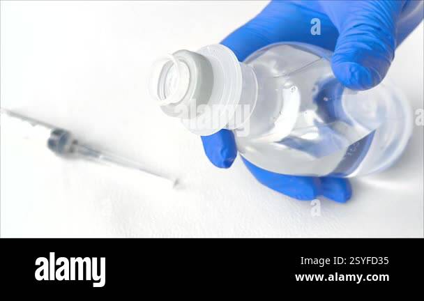 Sterile water syringe injections Stock Videos & Footage - HD and 4K ...