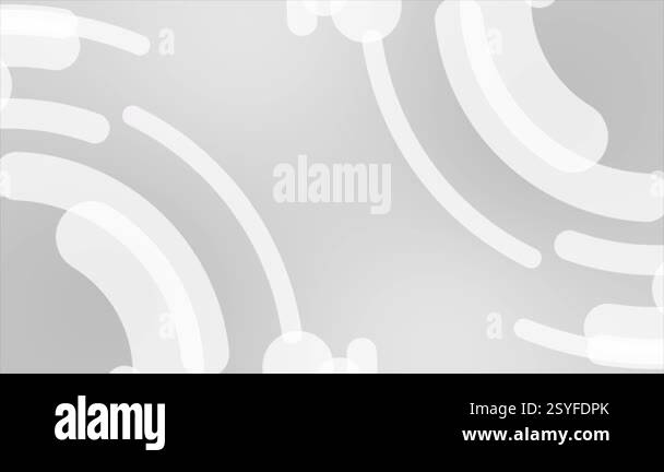 white color rotating circular shapes modern design loop able geometrical background for business ...