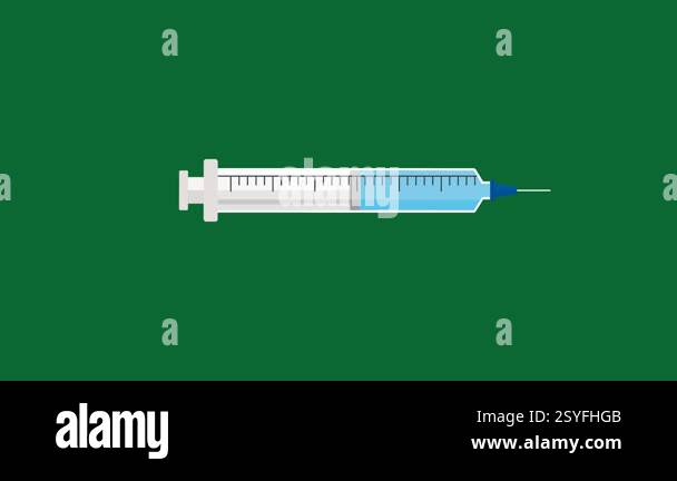 Syringe dose illustration vector Stock Videos & Footage - HD and 4K ...