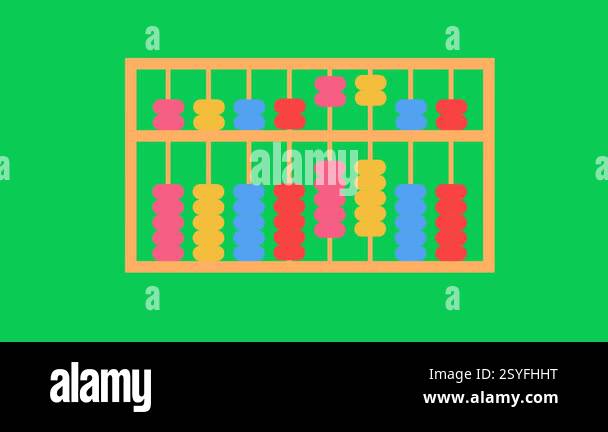 Counting frame abacus outline Stock Videos & Footage - HD and 4K Video ...