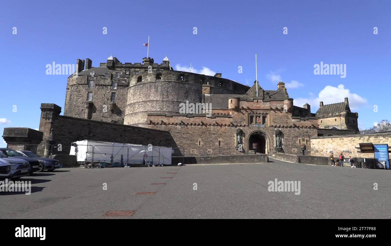 Edinburgh castle flags Stock Videos & Footage - HD and 4K Video Clips ...