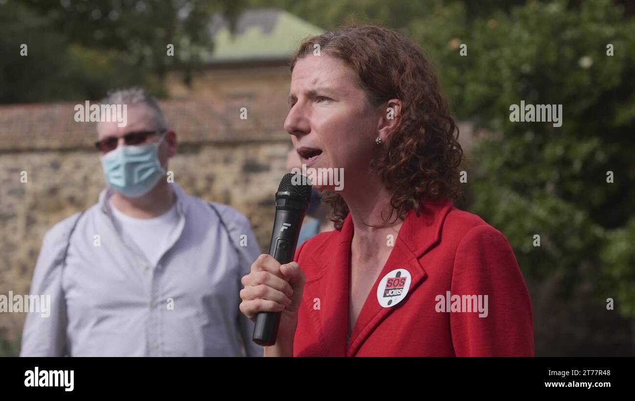 Archive of Anneliese Dodds as Labour cabinet is reshuffled Stock Video ...