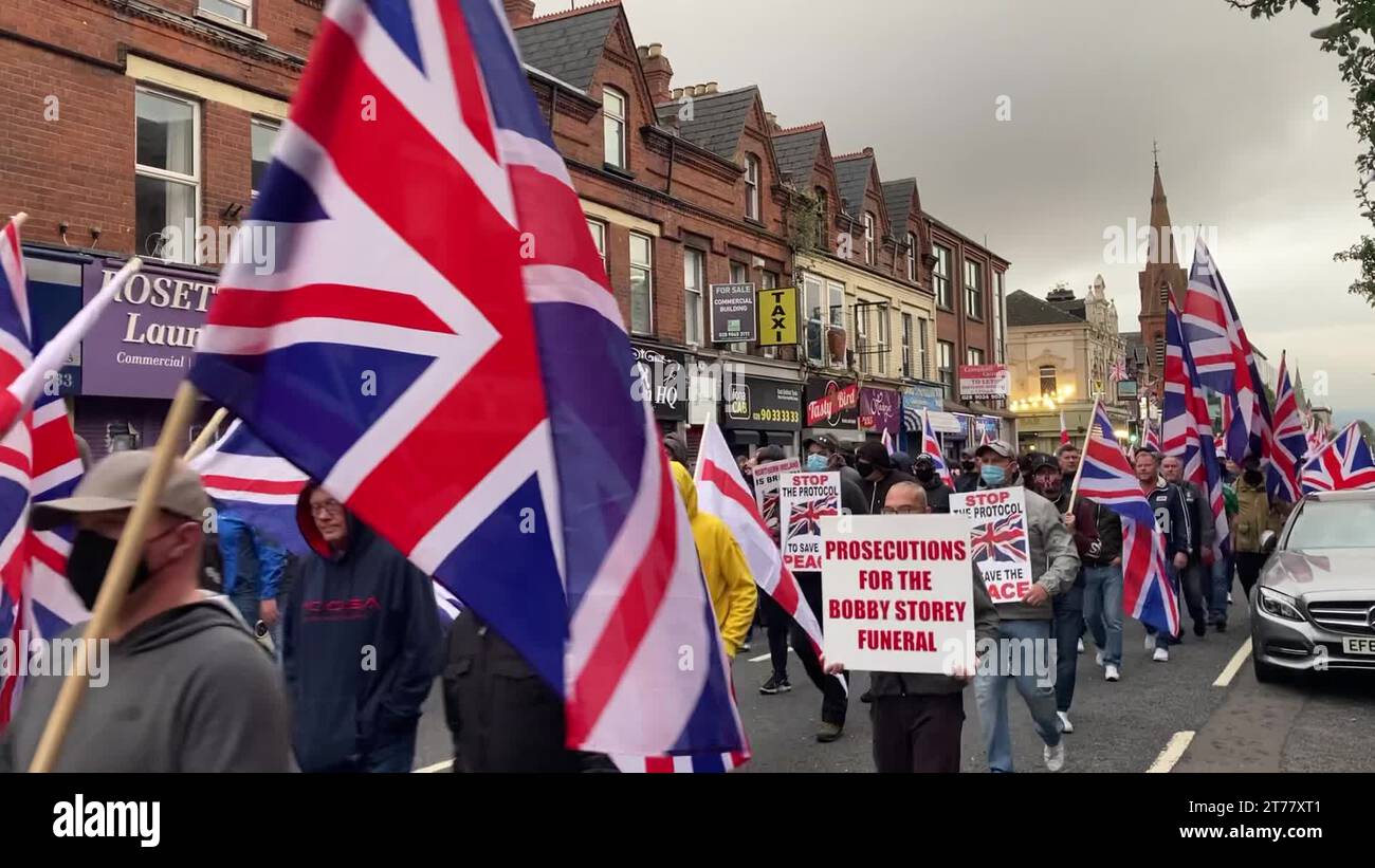 Loyalist flags Stock Videos & Footage - HD and 4K Video Clips - Alamy