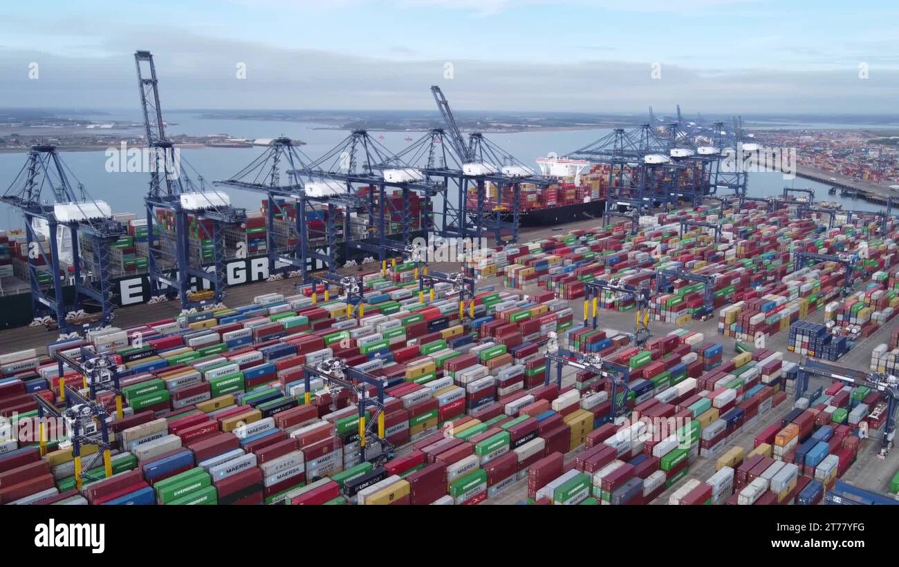 Felixstowe shipping containers Stock Videos & Footage - HD and 4K Video ... Felixstowe shipping containers Stock Videos & Footage - HD and 4K Video ...