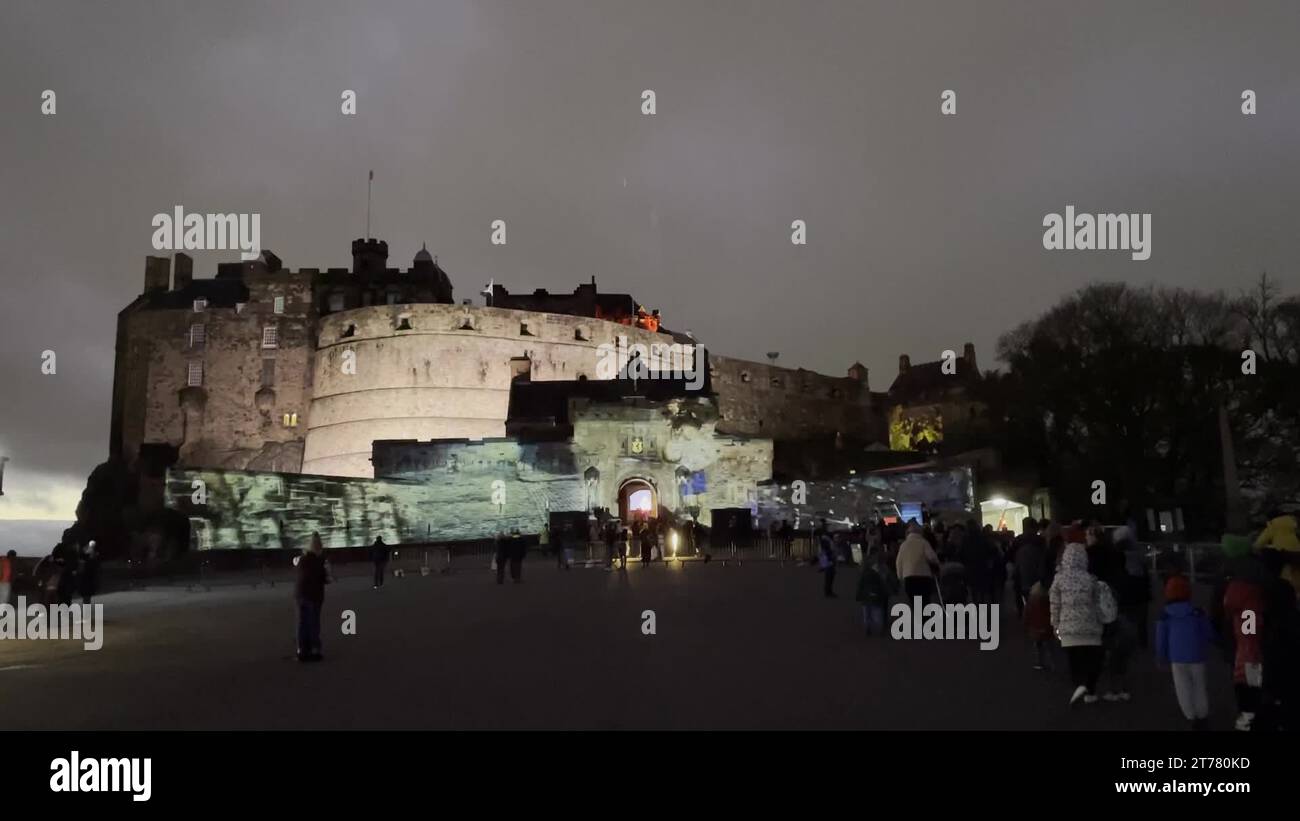 Castle of light edinburgh castle Stock Videos & Footage - HD and 4K ...