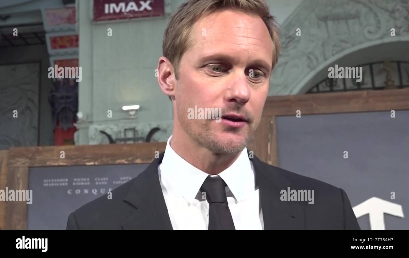 Swedish actor alexander skarsgard Stock Videos & Footage - HD and 4K ...