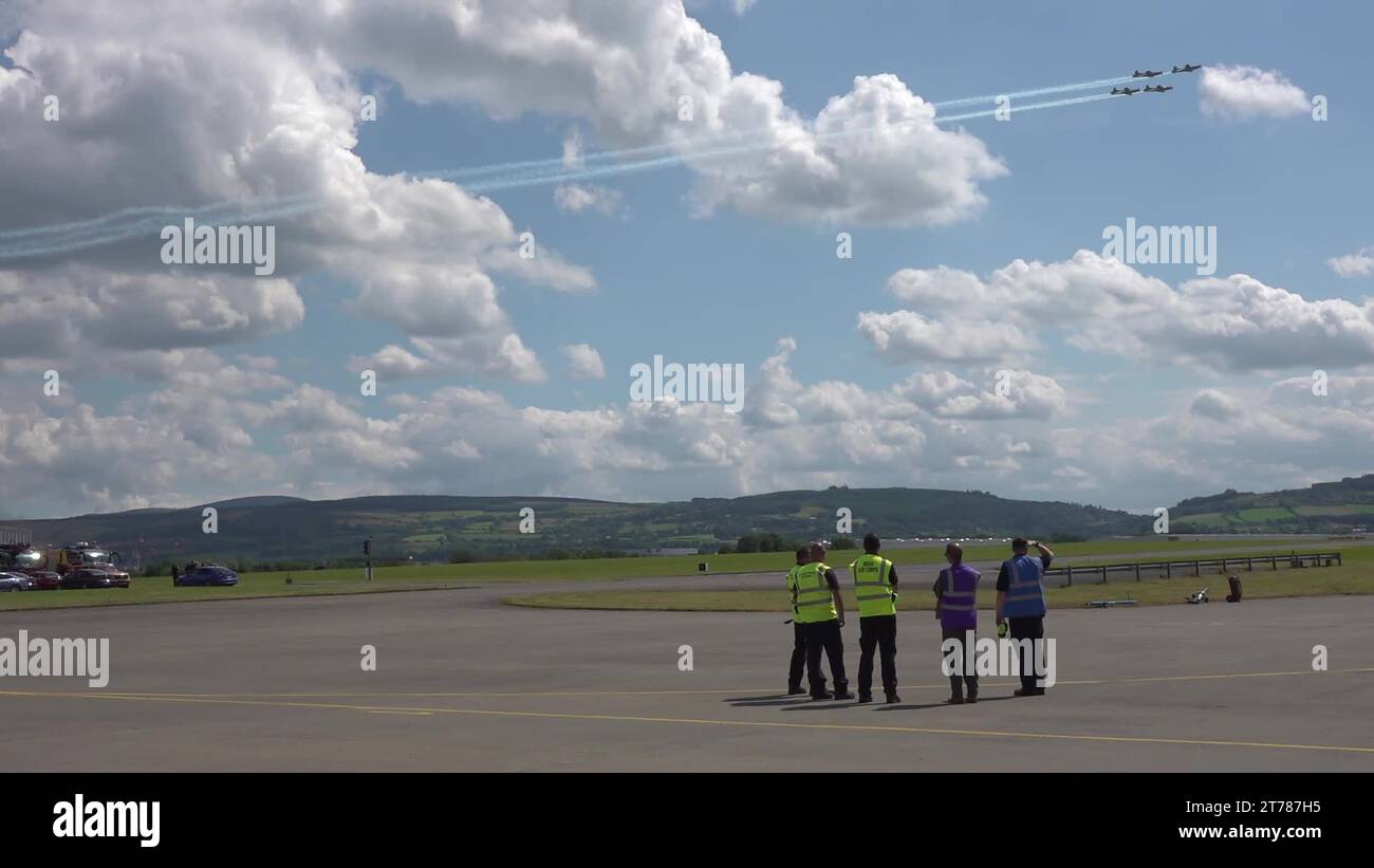 Second World War planes fly over Dublin as part of Irish Air Corps ...