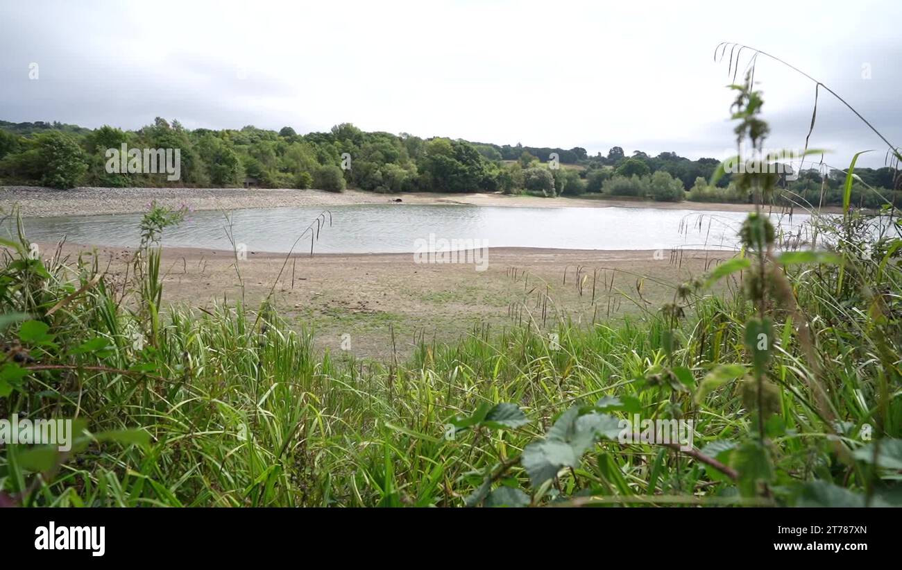 Low water levels in reservoir Stock Videos & Footage - HD and 4K Video ...