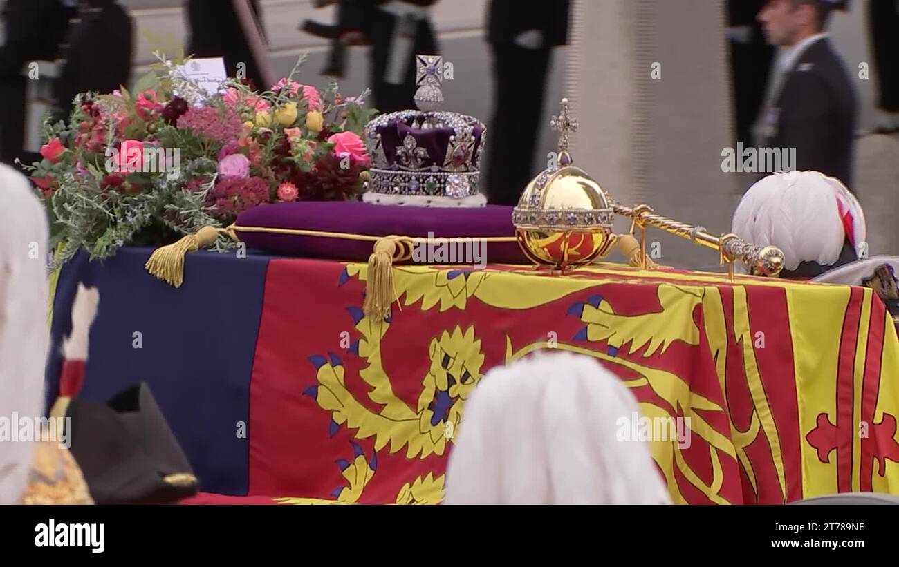 King charles funeral westminster abbey Stock Videos & Footage - HD and ...