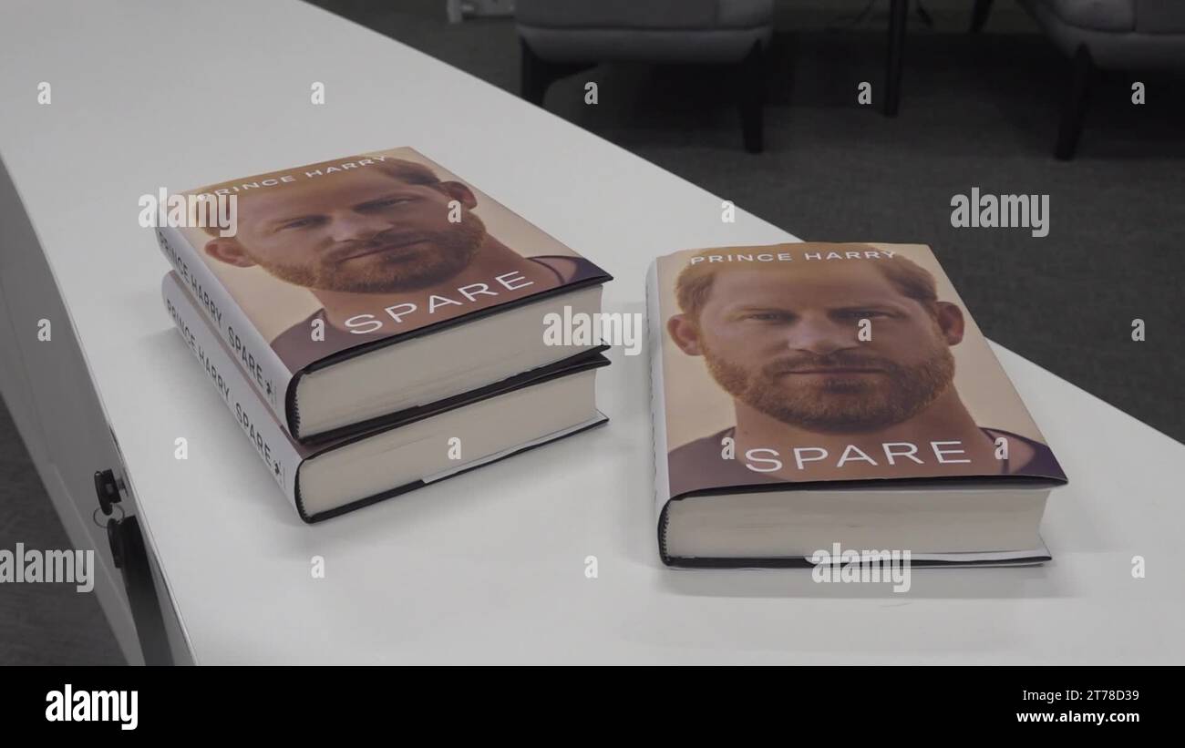 Prince harrys autobiography spare Stock Videos & Footage - HD and 4K ...