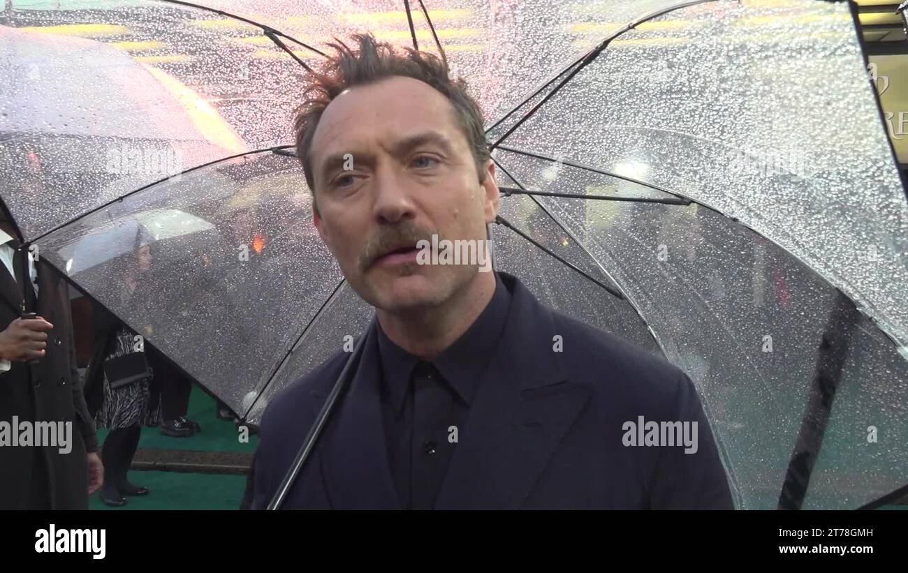 Jude Law and the cast of 'Peter Pan and Wendy' attend movie's world ...