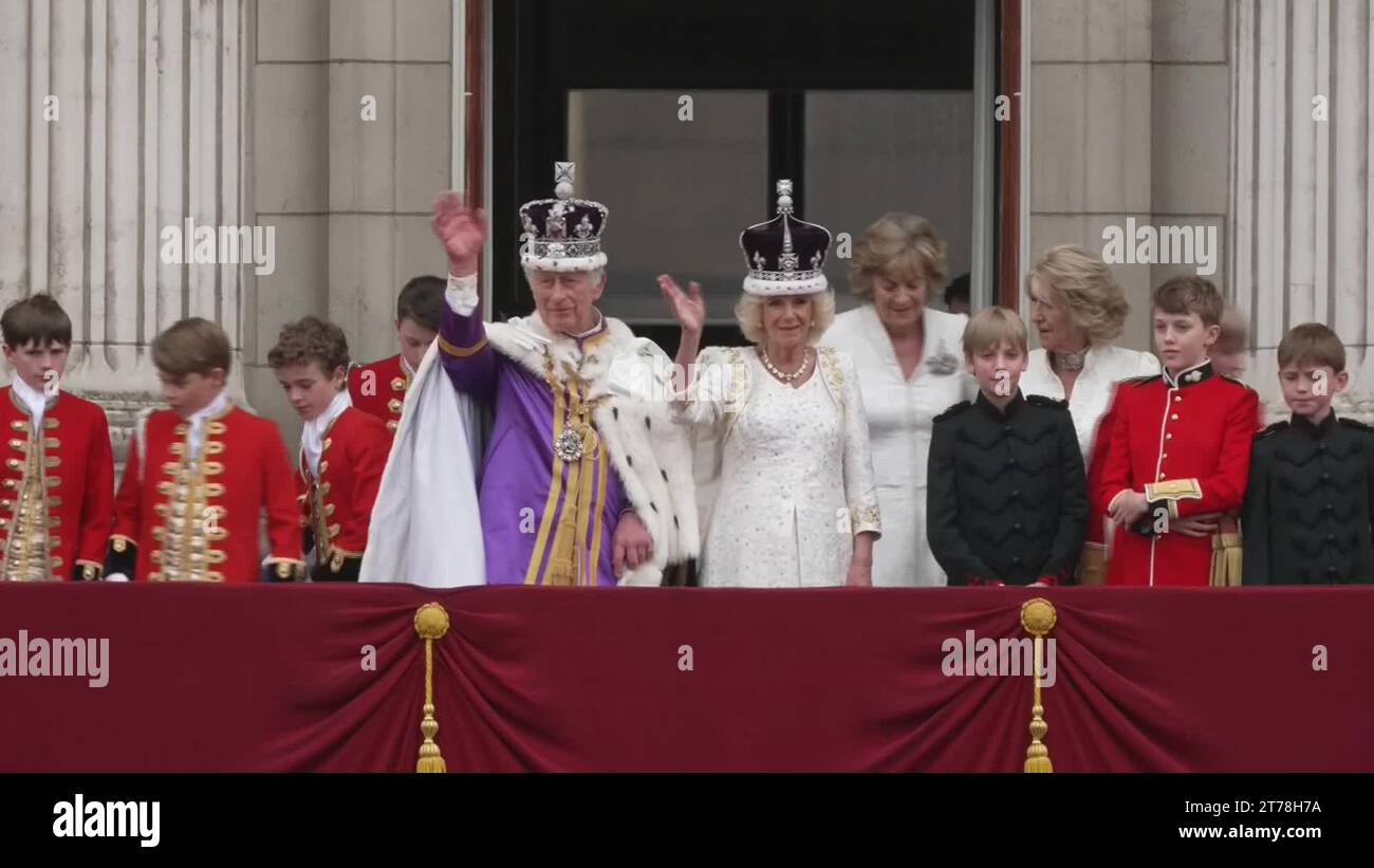 Buckingham palace balcony Stock Videos & Footage - HD and 4K Video ...
