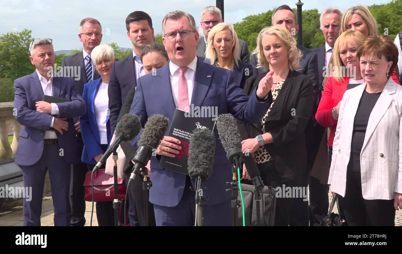 Sir jeffrey donaldson Stock Videos & Footage - HD and 4K Video Clips ...