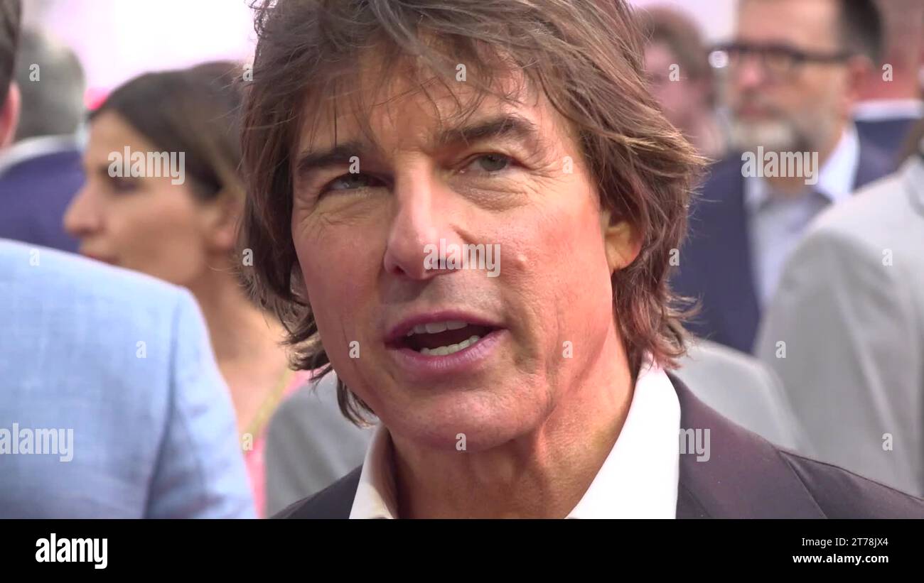 Tom Cruise joins co-stars for the UK premiere of Mission: Impossible ...