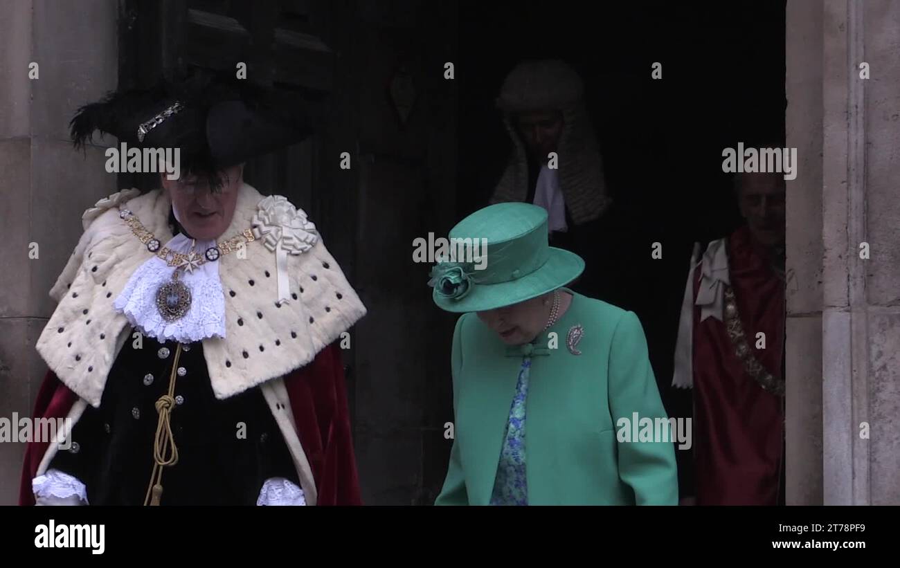 Queen and Duke depart ceremony marking 100 years of Order of the ...