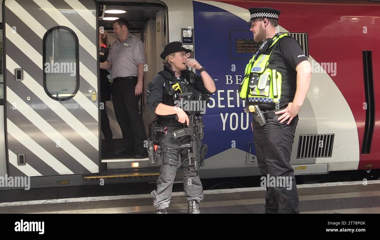 Armed police on trains across Stock Videos & Footage - HD and 4K Video ...
