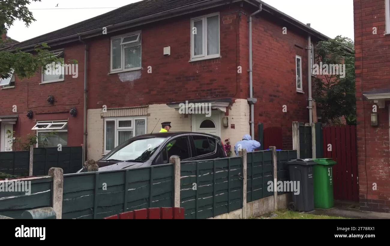 Police leave with two people from home of man arrested in connection ...