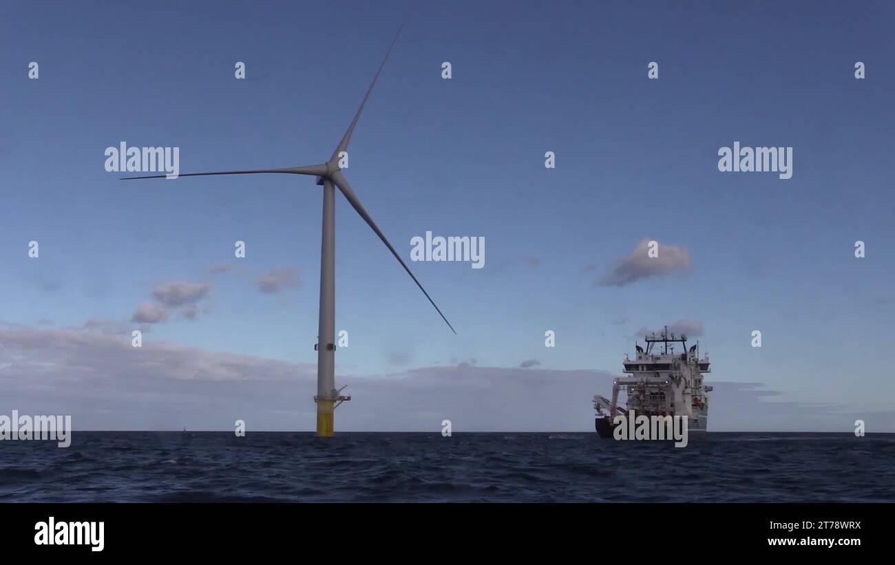 Wind turbines off coast Stock Videos & Footage - HD and 4K Video Clips ...