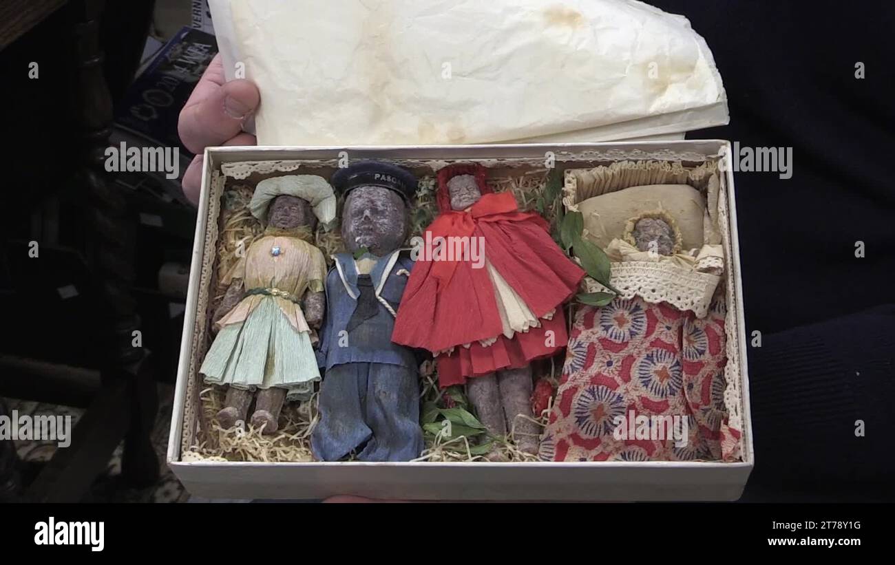 100-year-old box of chocolates to be auctioned by Hanson's Stock Video ...