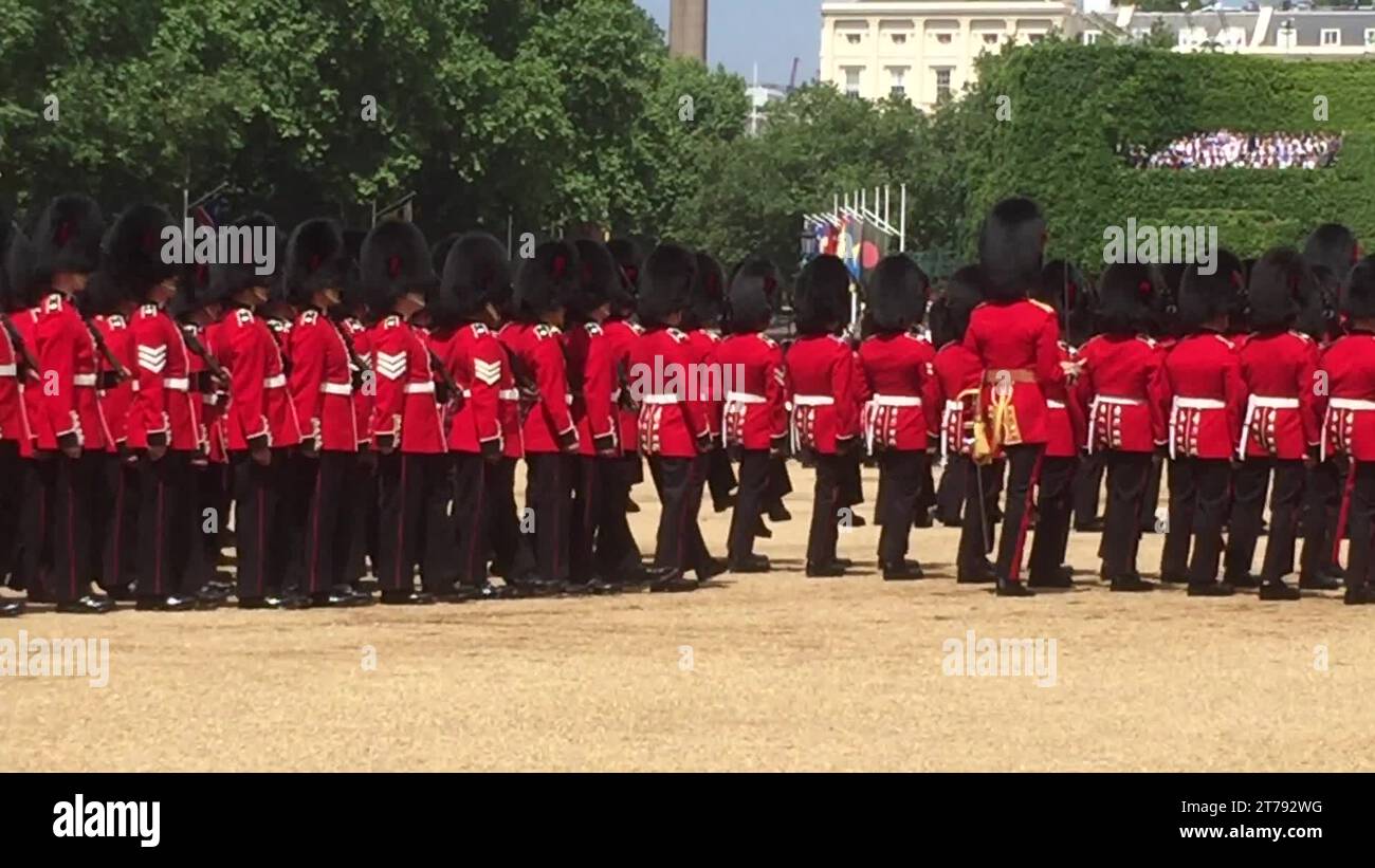 Ceremony of trooping the colour Stock Videos & Footage - HD and 4K ...