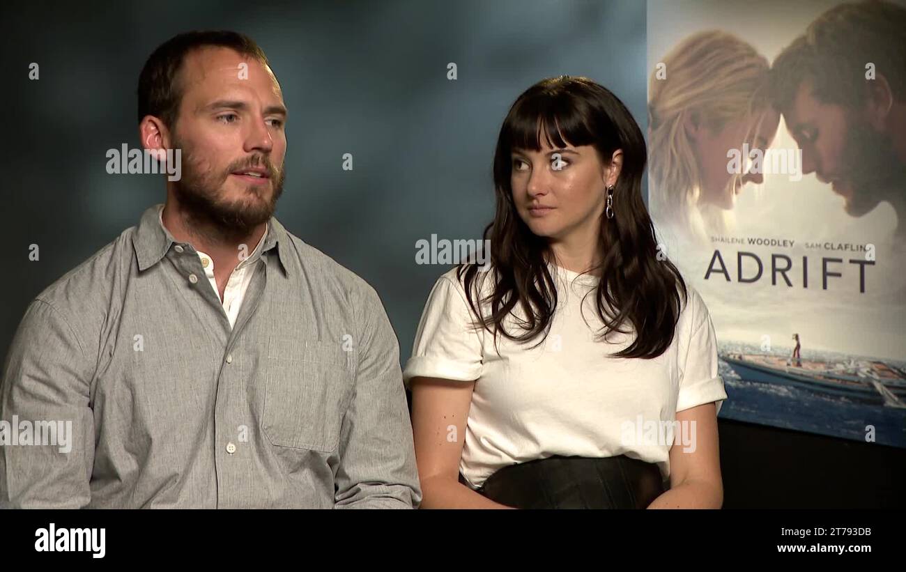 Shailene Woodley and Sam Claflin fight for survival in new film Adrift ...
