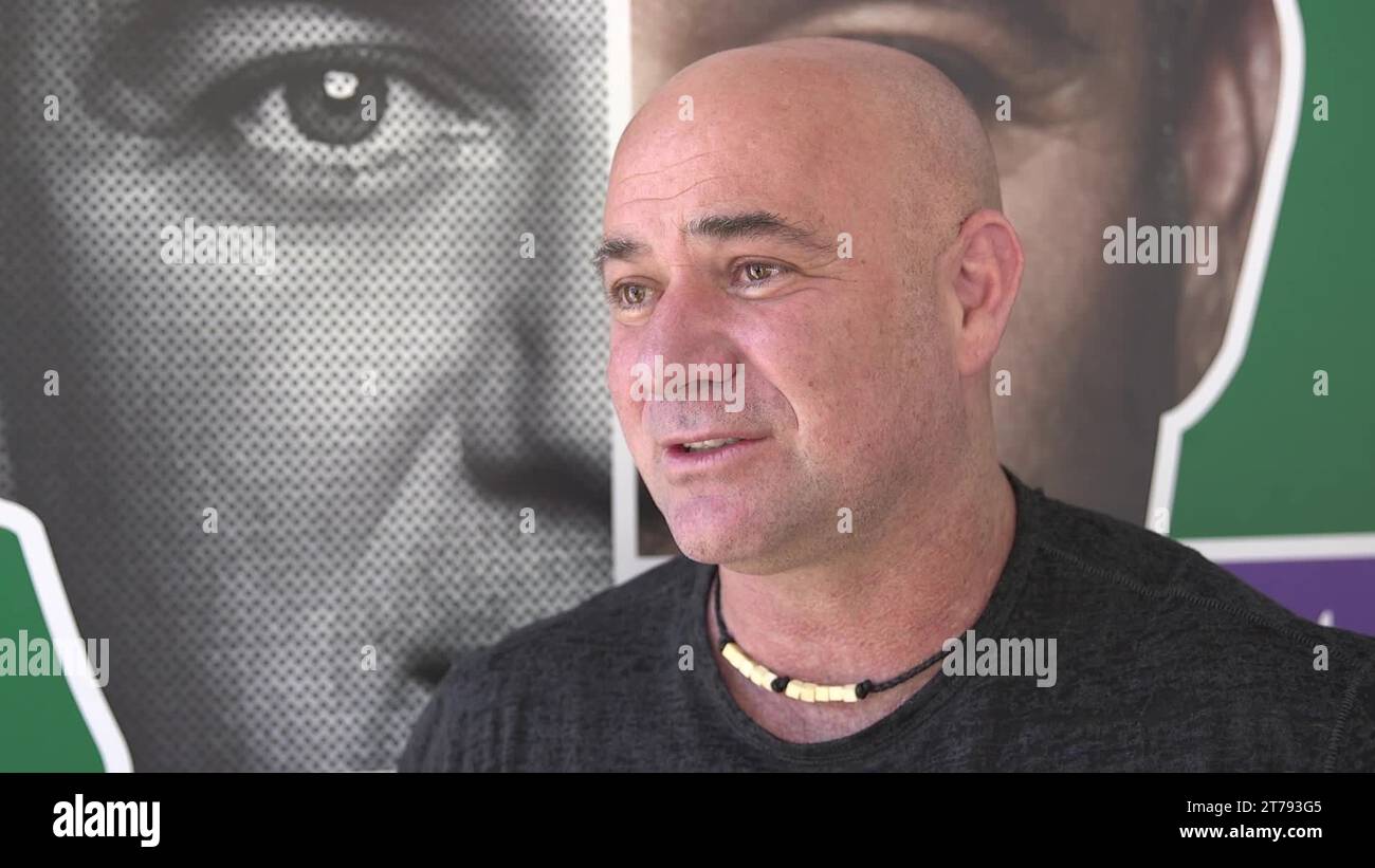 Wimbledon Andre Agassi Stock Videos And Footage Hd And 4k Video Clips Alamy