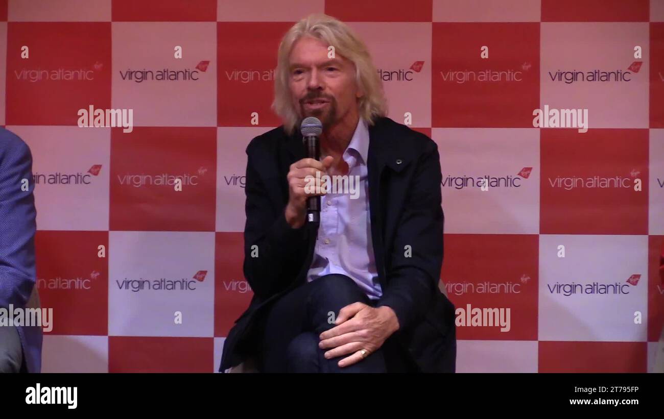 Sir Richard Branson welcomes landmark Virgin Atlantic biofuel flight ...