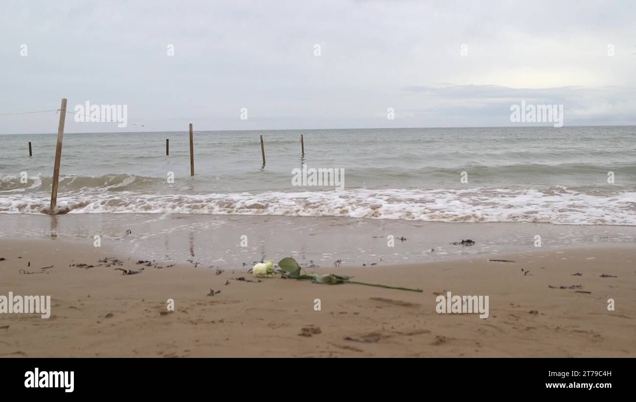 People visit Omaha Beach for the 75th Anniversary of the D-Day landings ...