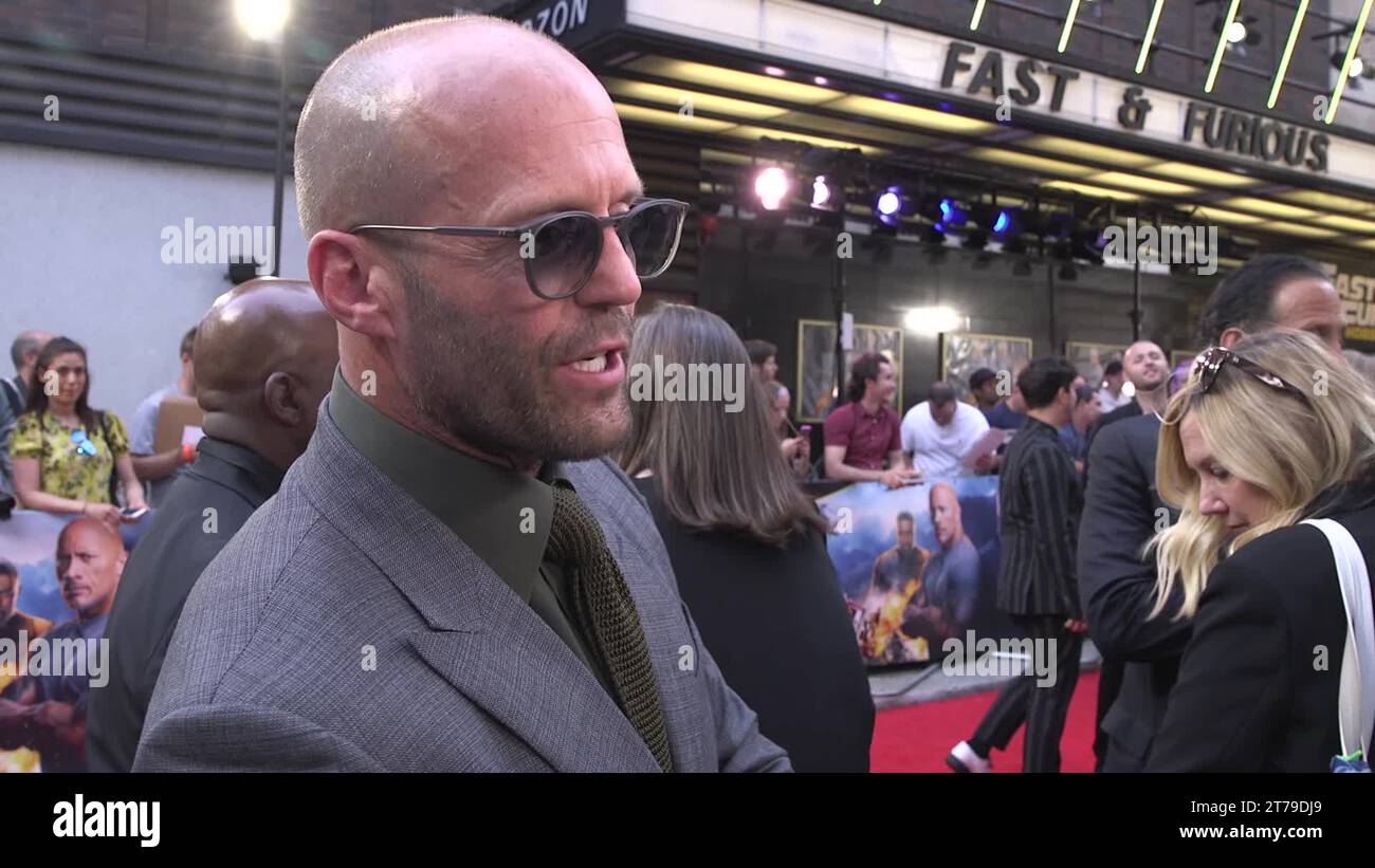 Jason Statham and Helen Mirren attend Fast & Furious Presents: Hobbs ...