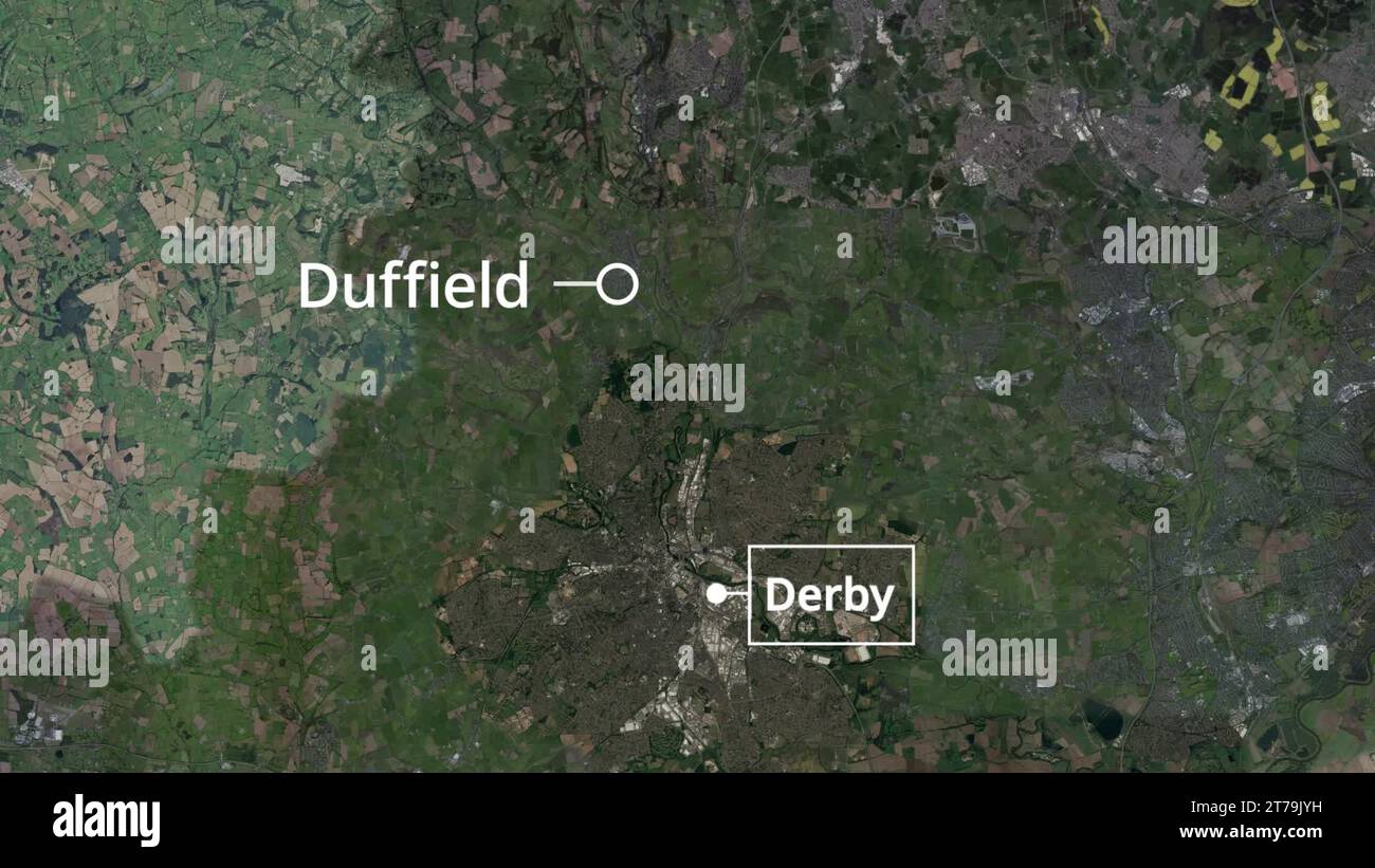 Map of duffield Stock Videos & Footage - HD and 4K Video Clips - Alamy